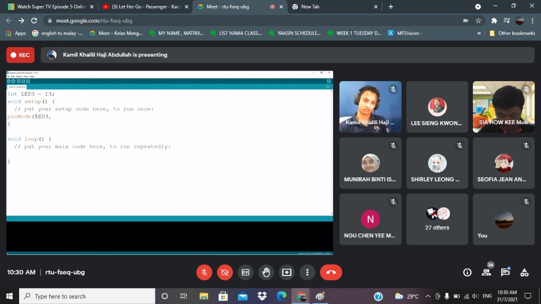 Stem Online Arduino Robotics Programming 202116 Smk Bandar Sarikei