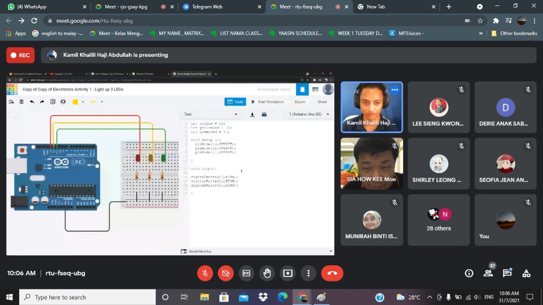 Stem Online Arduino Robotics Programming 202116 Smk Bandar Sarikei