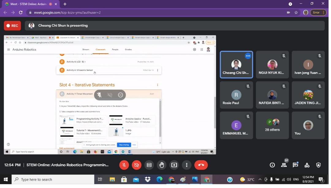 STEM Online: Arduino Robotics Programming 2021/17 SMK Bau, Sarawak – Ir ...