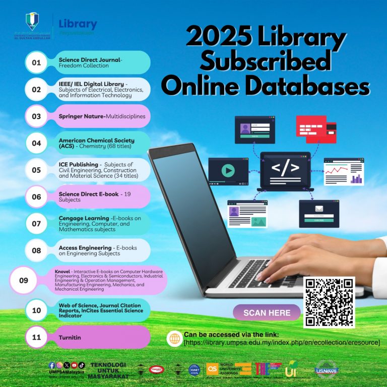 UMPSA LIBRARY SUBSCRIBED ONLINE DATABASES FOR 2025 – UMPSA Library